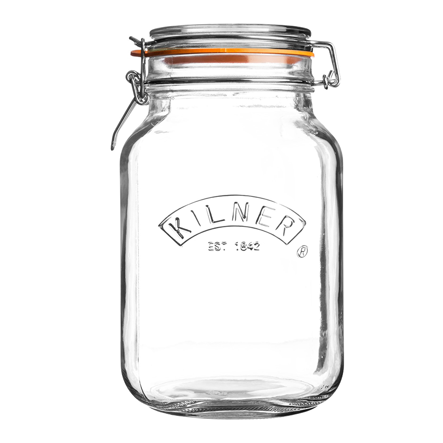 Купить Банка Clip Top квадратная 1,5 л, Kilner (арт.K_0025.512V) с ...